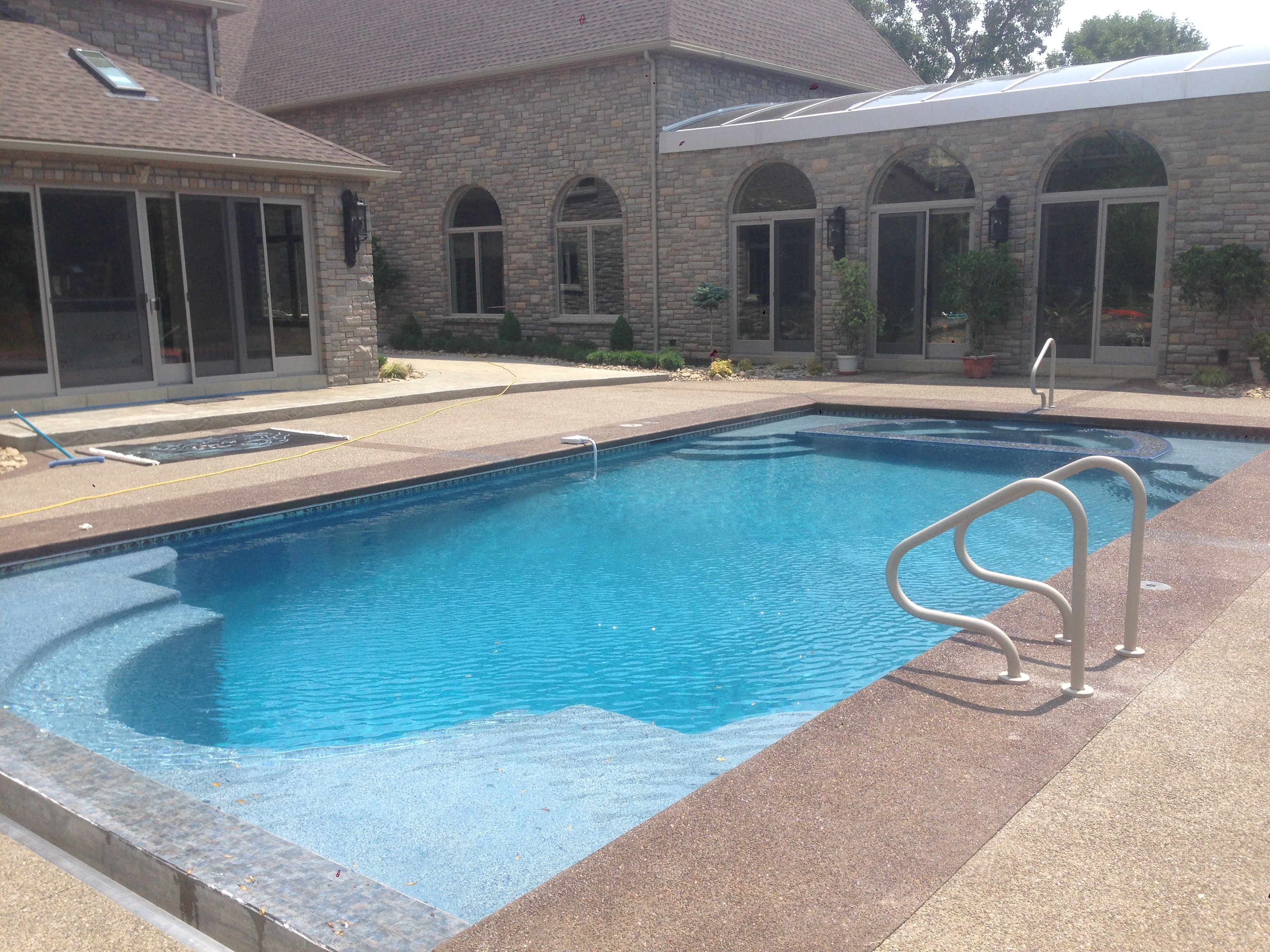 Prism Matrix Pebble & Glass Pool Finishes | Leisure Craft Pools